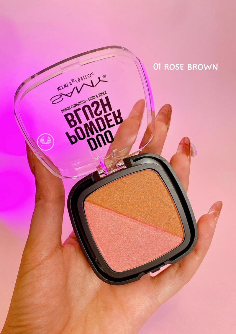 RUBOR DÚO CUADRADO SAMY – Guacamaya Colors