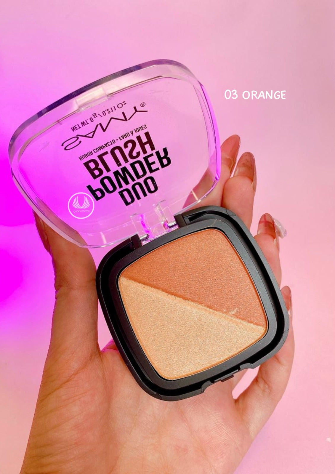 RUBOR DÚO CUADRADO SAMY – Guacamaya Colors