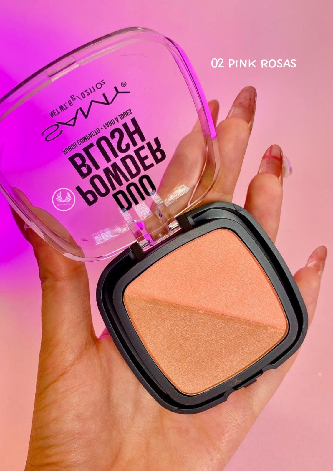 RUBOR DÚO CUADRADO SAMY – Guacamaya Colors