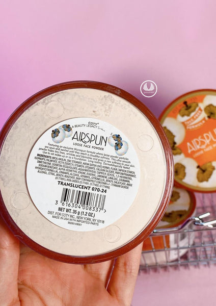 AIRSPUN LOOSE FACE POWDER TRANSLUCENT – Guacamaya Colors